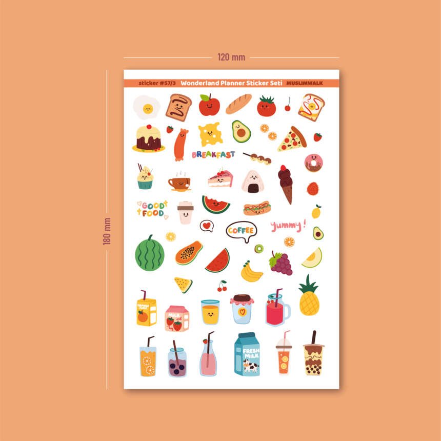 Wonderland Planner Sticker Seti - Ajanda, Defter, Planlayıcı İçin 500 ...